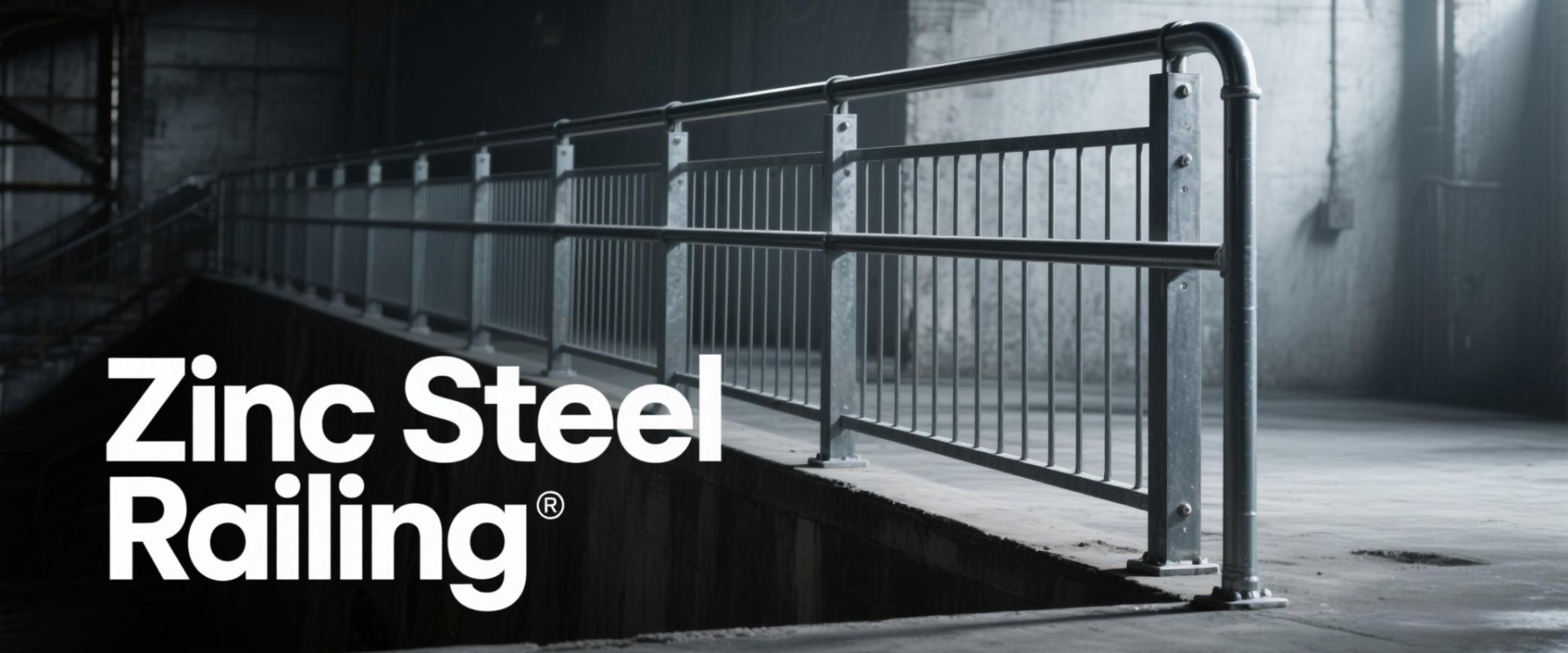 Zinc Steel Railing factory - Balcony Glass Railing manufacturer from China